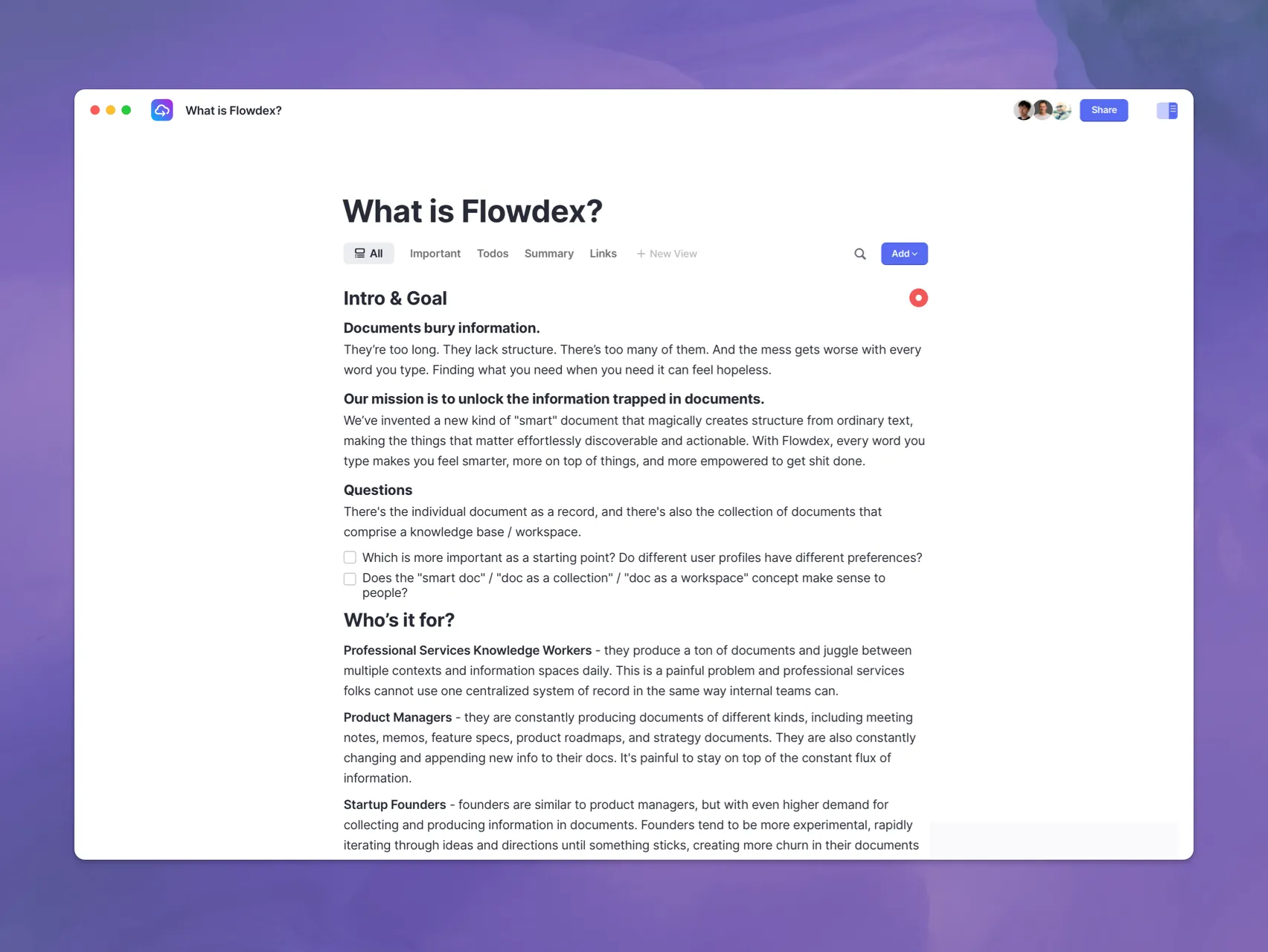 Flowdex – Smarter Notes